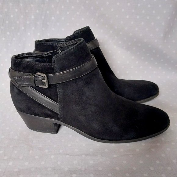 Sam Edelman | Shoes | Sam Edelman Black Suede Pirro Ankle Boots With ...
